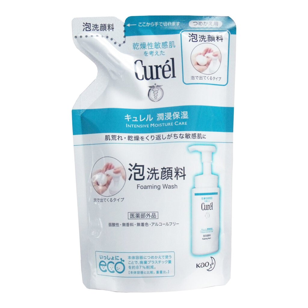 Curél Moisturizing Moisturizing Foam Washing Pigment [Refill ...